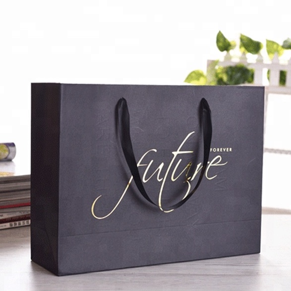 Custom Printed Ribbon Handle Paper Bags - Comet Packaging