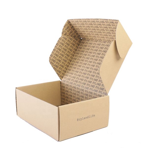 Custom Printed Brown Kraft Mailing Boxes - Comet Packaging
