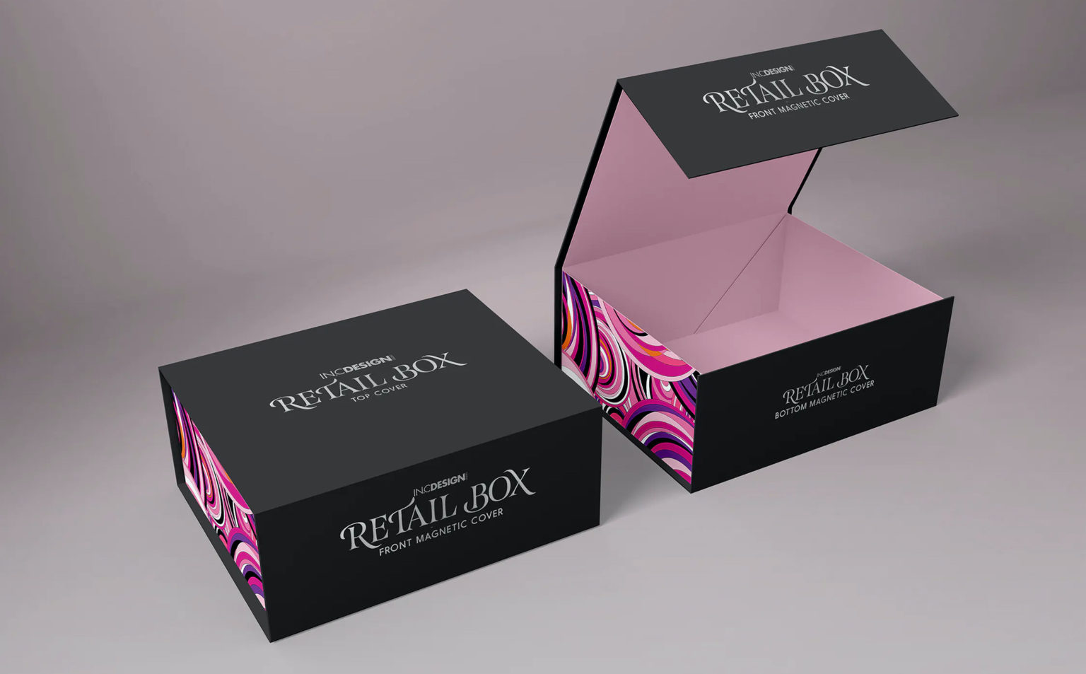 Custom Printed Magnetic Lid Boxes - Comet Packaging