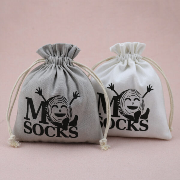 Printed Cotton Drawstring Bags - Comet Packaging