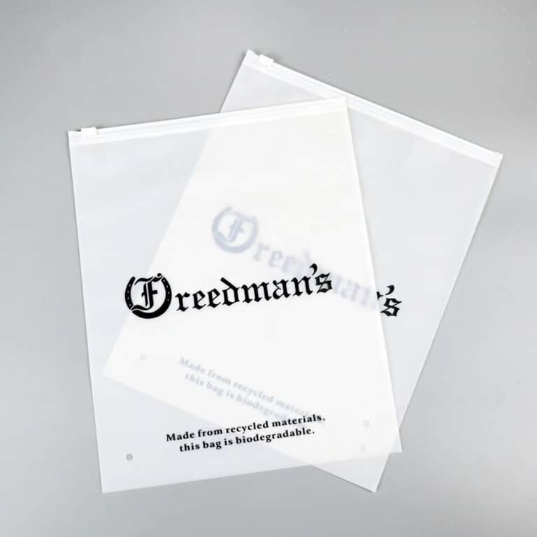 Custom Printed Frosted Zip Lock Bags - Comet Packaging