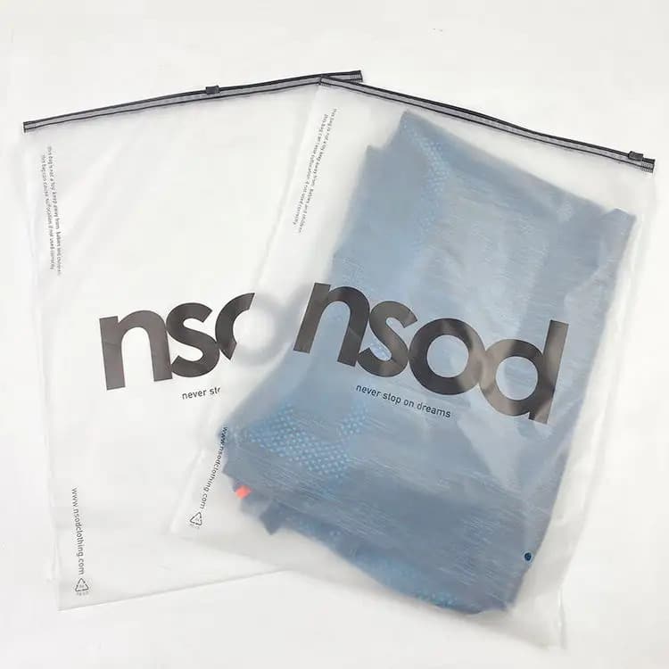 Custom Printed Frosted Zip Lock Bags - Comet Packaging